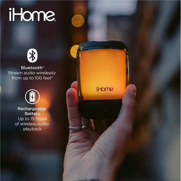 iHome Bluetooth Portable Color Changing iP67 Waterproof, Floatable Blu ...